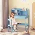CASEMIOL Kids Desk with Chair, Study Desk and Chair Set with 3 ...