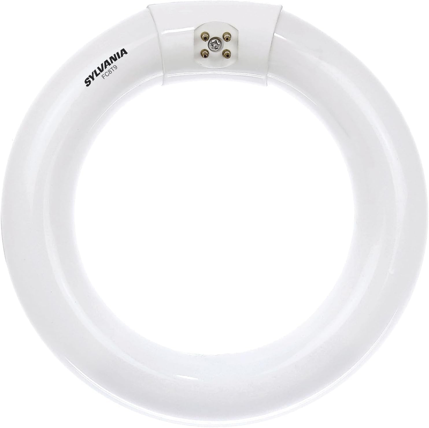 Sylvania 23519 6 Pack FC8T9 22 Watt 8 inch Fluorescent Circular Light Bulb, 4100K Cool White ...