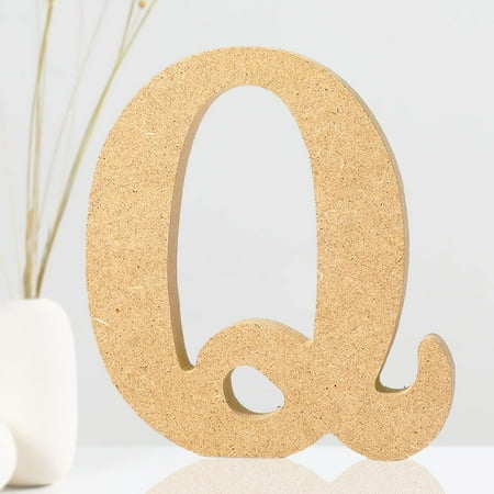 6 Inch Designable Wood Letters, Unfinished Wood Letters for Wall Decor ...