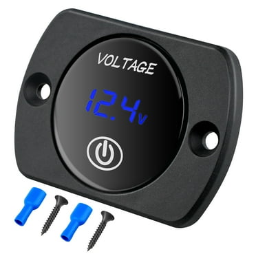 48V Golf Cart Blue LED Digital Battery Voltage Meter Gauge For ...