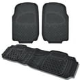 BDK Super Duty Rubber Floor Mats for Car SUV and Van with Cargo Mat ...