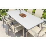 4ft Folding Table, Plastic Portable Dining Table for Party Card Picnic ...