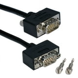 QVS 2' High Performance UltraThin VGA/QXGA HDTV/HD15 Cable - Walmart.com