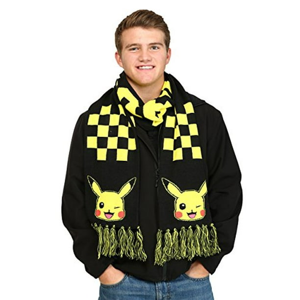 Pokémon - Pokemon Pikachu Knit Scarf wth Fringe - Walmart.com - Walmart.com