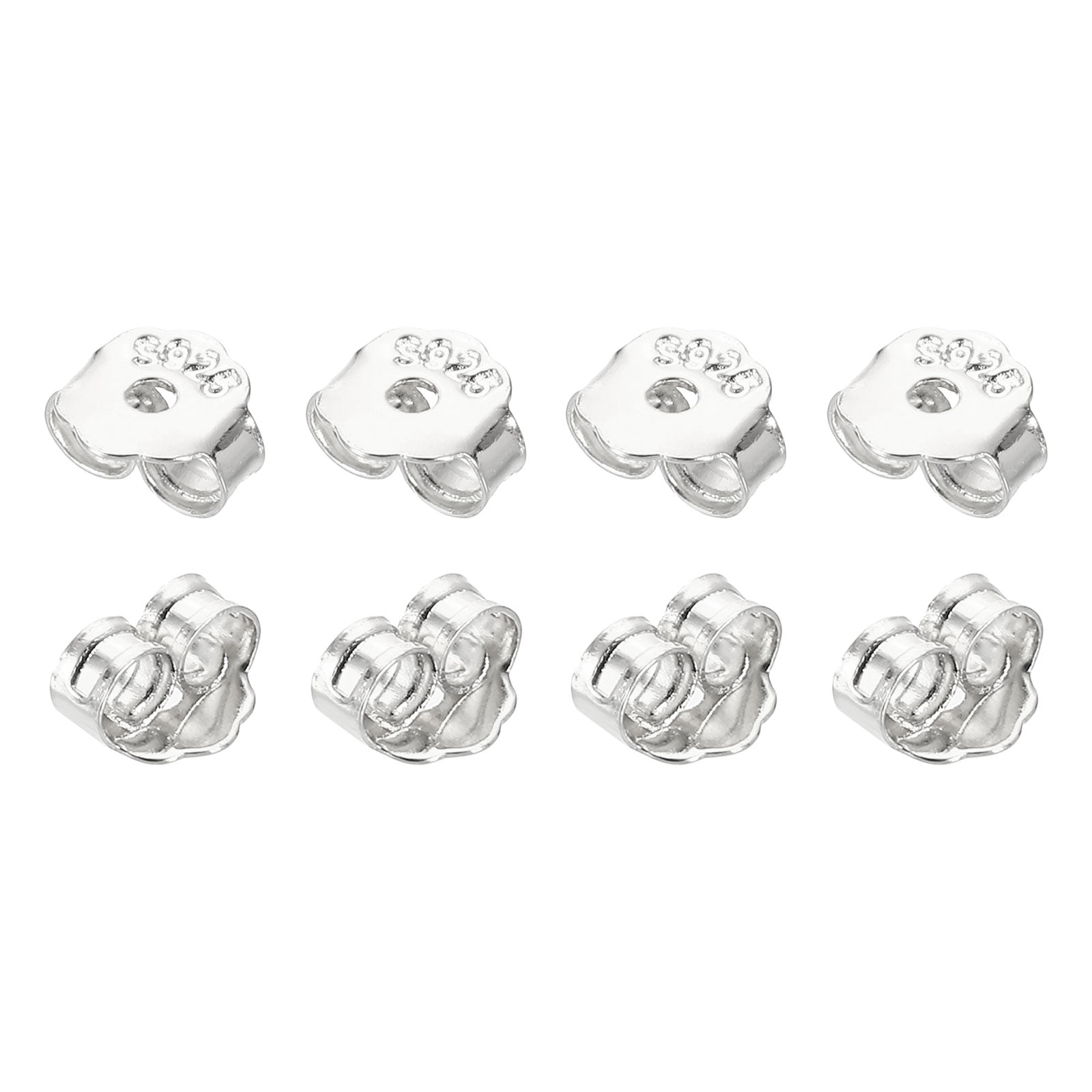 Click here for Unique Bargains 8pcs Earring Backs  4mm S925 Silve... prices