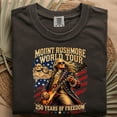 CLOTEX Mount Rushmore World Tour: America 250 Guitar Shirt, Founding ...