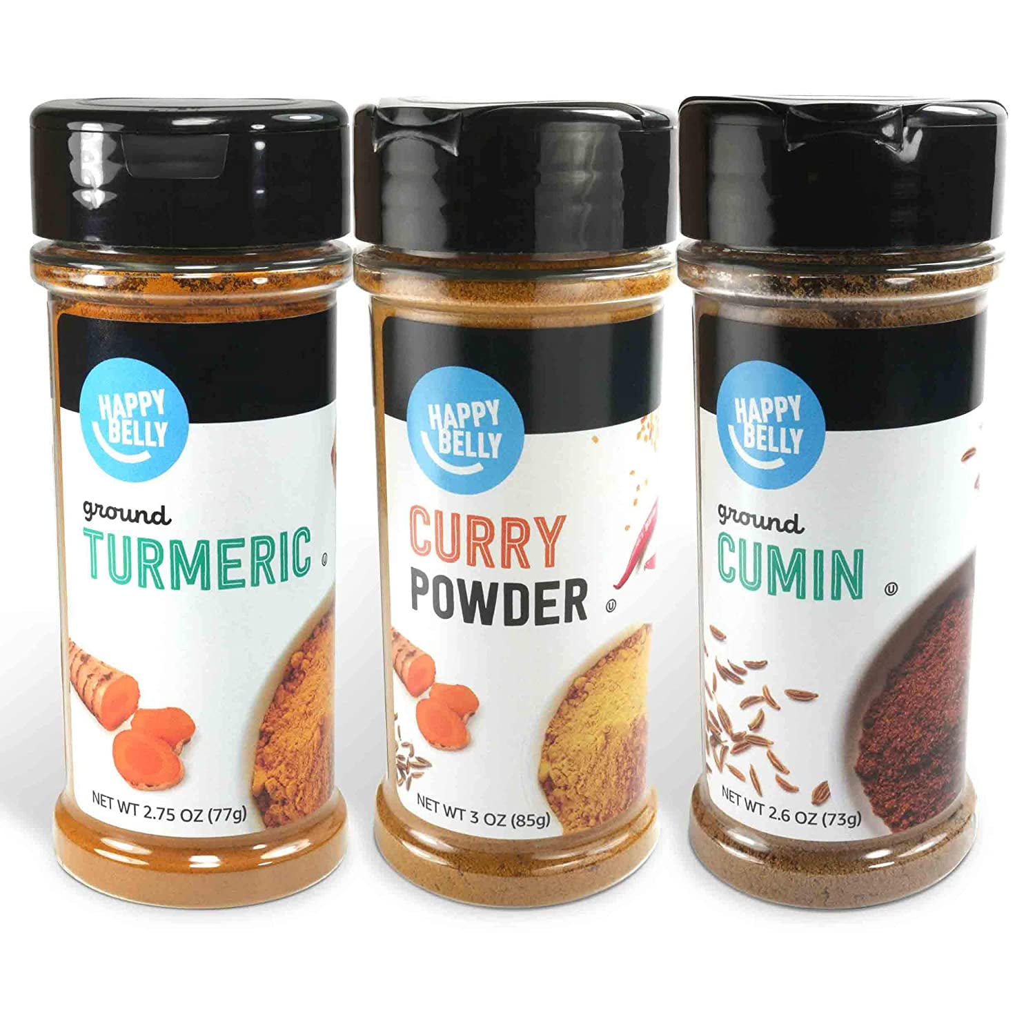 Indian Curry Spices Set: Curry Powder, Turmeric, Cumin - Walmart.com
