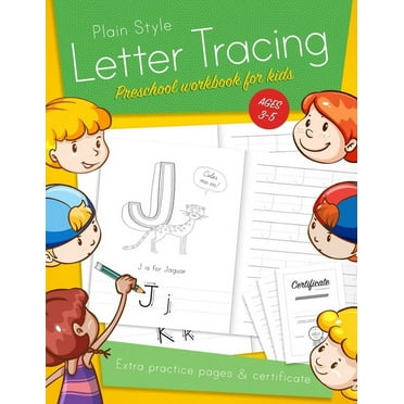 Letter Tracing Preschool workbook for kids ages 3-5 : Learn to write ...