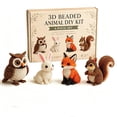 Beading Craft Kit, Small Animal Figurines, Beads for Crafts, Diy ...