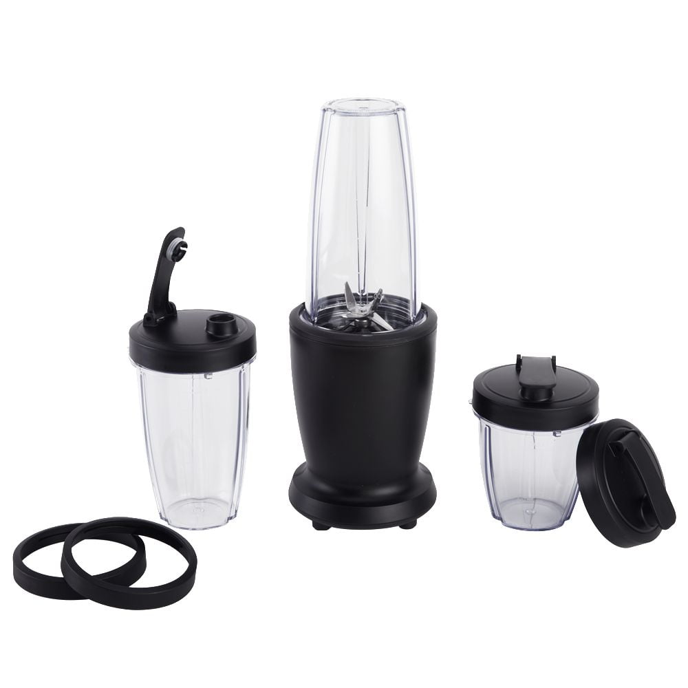 Mainstays 10-Piece Blender Set, Black, 300W, with 3 Jars (10oz, 16oz ...