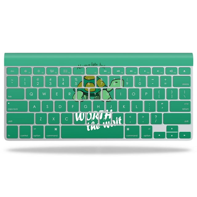 Skin Decal Wrap Compatible With Apple Wireless Keyboard Late Turtle ...