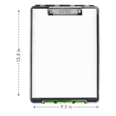 DEXAS Dual Sided Clipcase® Storage Clipboard in Yellow, Model 4517-803 ...