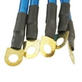 Unique Bargains 5 in 1 Blue Car Universal Battery Ground Wire Cable Kit ...