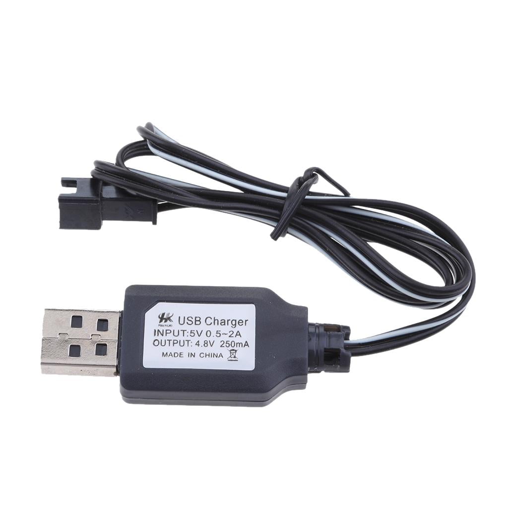 .8V Ni/Cd Battery Charging Cable USB To SM Plug Connector Remote ...