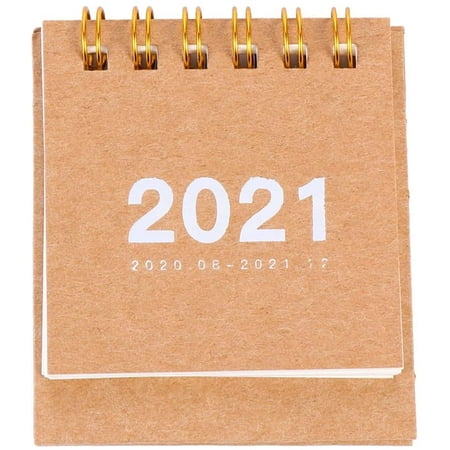 HTCM 2021 Mini Calendar Tear Off Flip Desk Calendar Stand Up Calendar ...