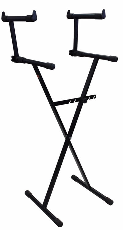 Mr. Dj KS550 X Style Pro Dual Music Keyboard Stand Electronic Piano ...