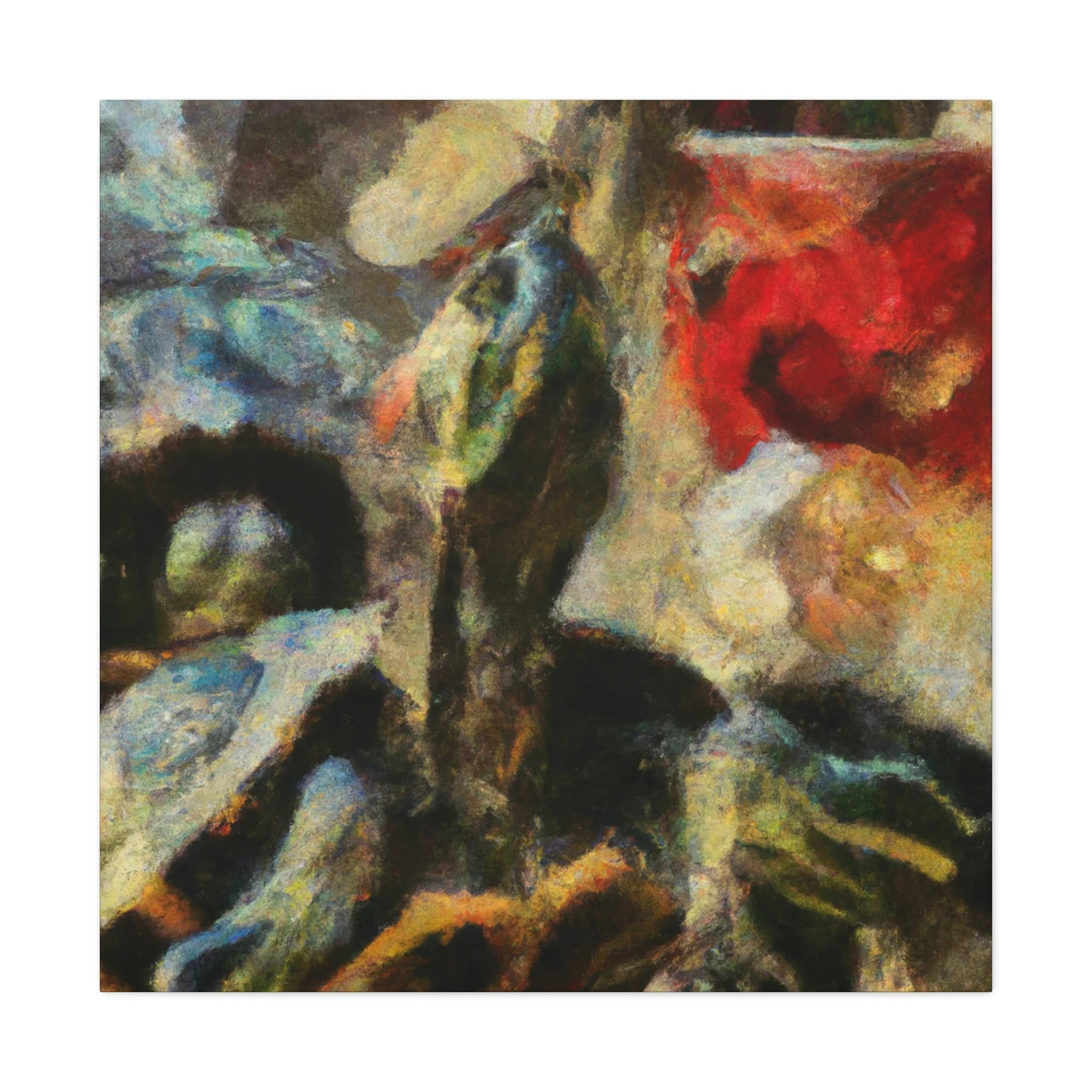 Turtle Under Impressionism - Canvas - Walmart.com