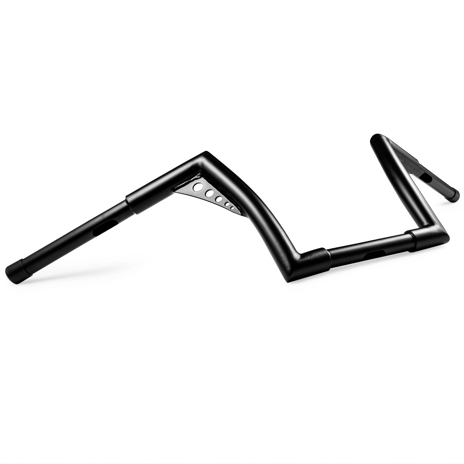 Krator Black Handlebar With 10 Rise Fat 1/4 Ape Hanger Bar , 60% OFF