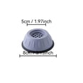 Anti Vibration Washing Machine Pads, 4 Pack Non Slip Shock Absorbing ...