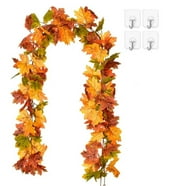 Maple Leaves String Lights Fall Garland Artificial Leaf Autumn Leaves ...