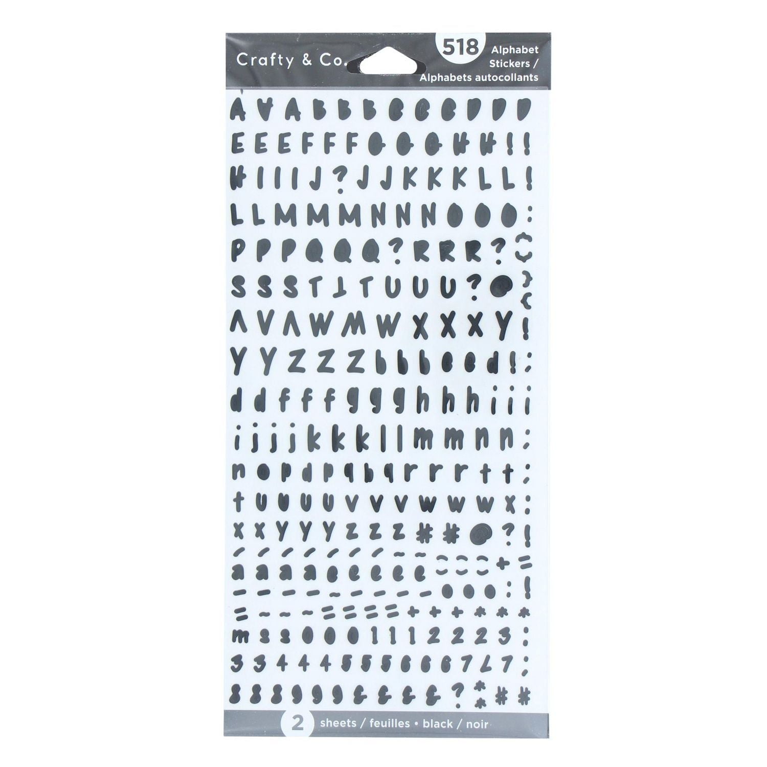 Click here for Crafty & Co. Alphabet Stickers Black Cursive  52 P... prices