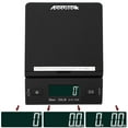 Accuteck 50 lb All-in-One Black Digital Shipping Postal Scale with ...