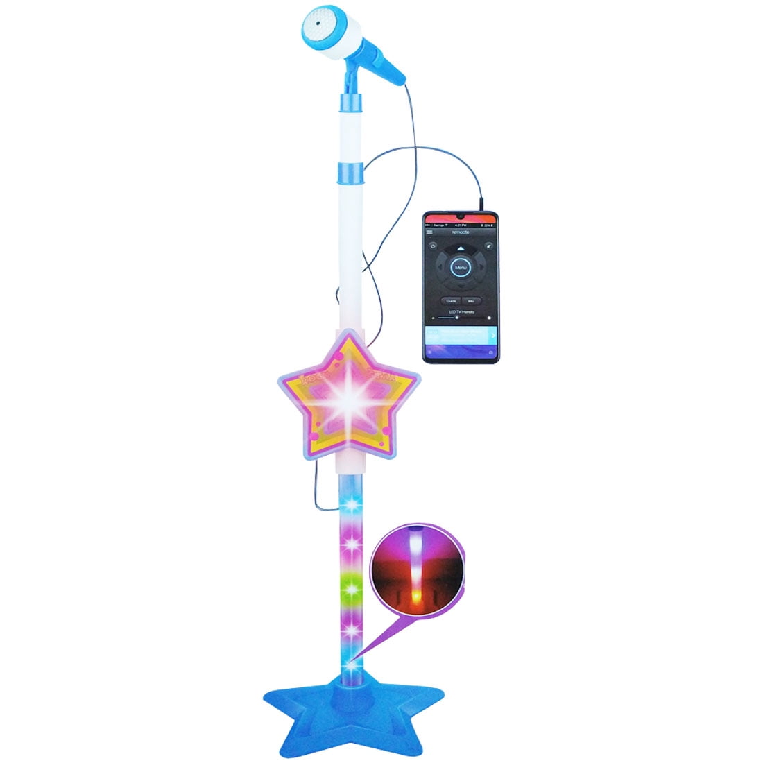 Microfono MP3 Toy Smile Rock Star Azul | Walmart en línea