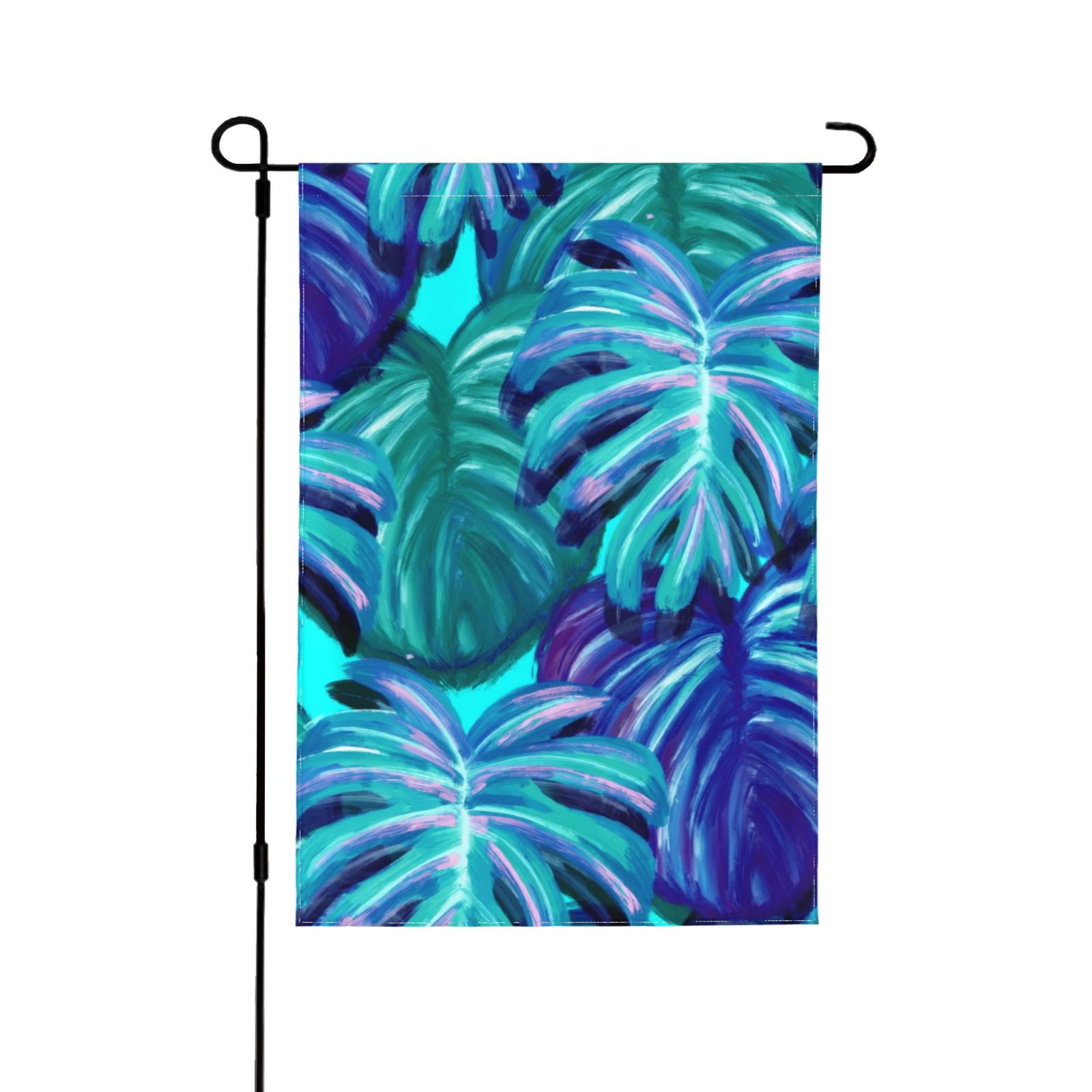ZNDUO Tropical Watercolor Jungle Pattern Garden Flag, 28"x40" Double ...