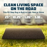 Camco 42967 Premium Wrap Around RV Step Rug / Premium Scrub Rug, PVC ...