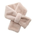 Somuwie Clearance Women Vogue Winter Faux Villus Scarf Outerwear