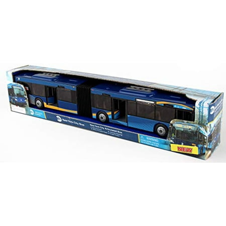 MTA Model Bus New York City Articulated Bus New Paint Scheme 1:43 Scale ...