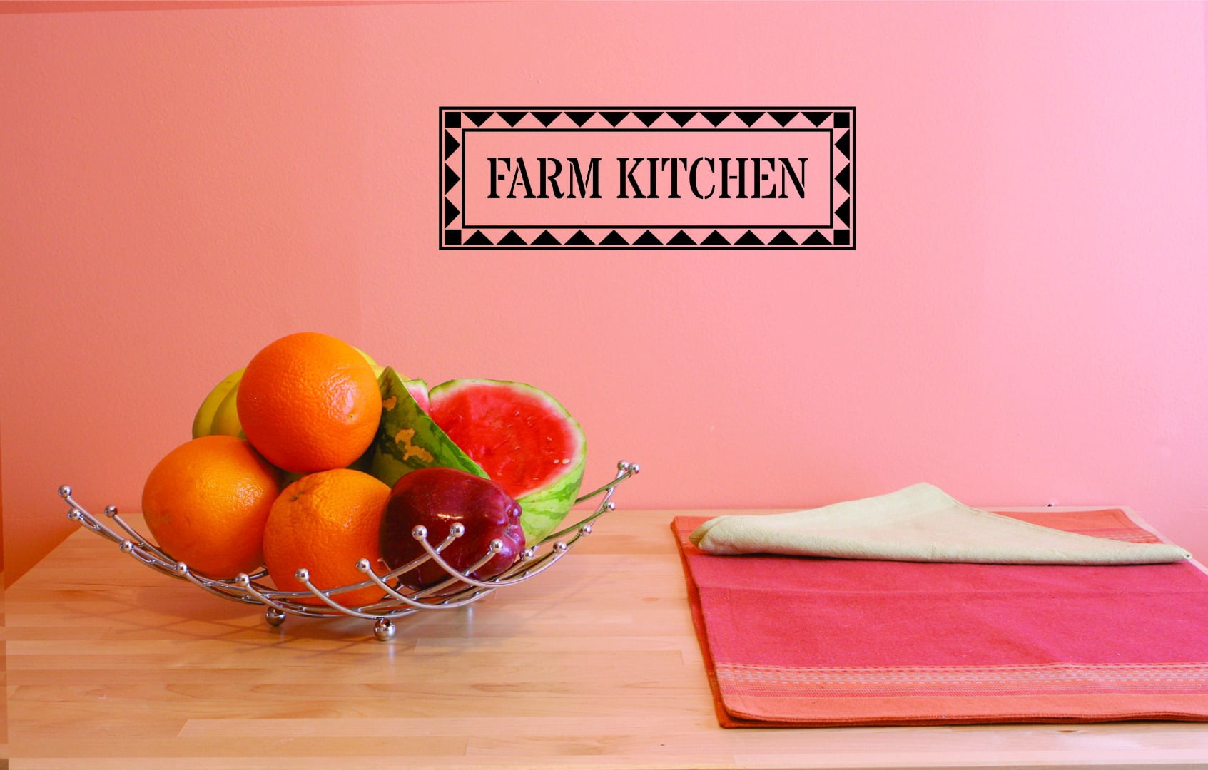 Farm Sign Picture Art Design Vinyl Wall Decal - 8x20 Inches - Walmart.com