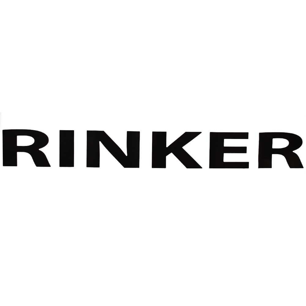 Rinker Boats Logo Decal Emblem | Black 32 3/4 x 3 7/8 Inch - Walmart.com