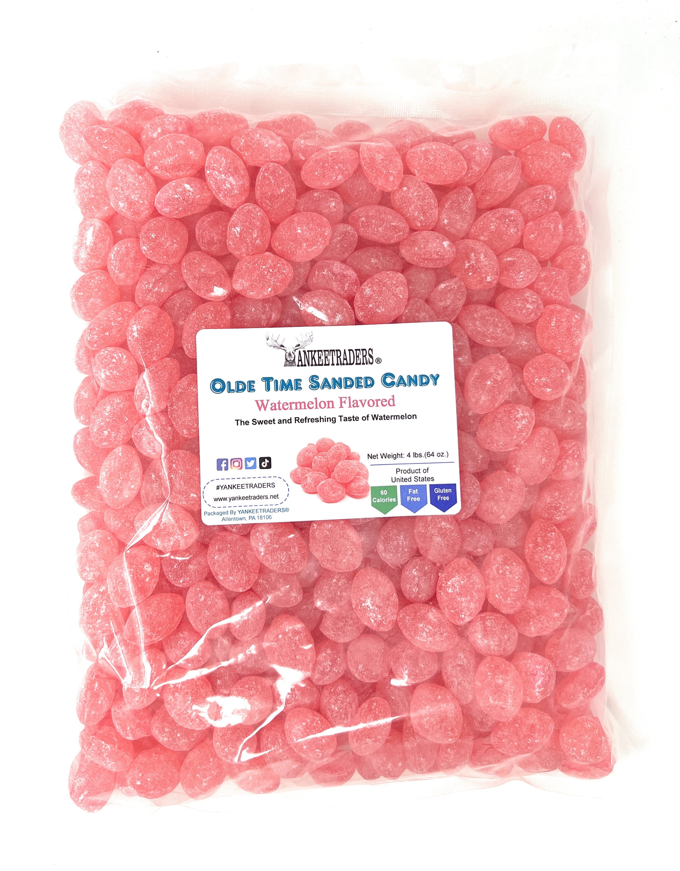 Olde Time Watermelon Sanded Candy Drops ~ 4 lbs. - Walmart.com