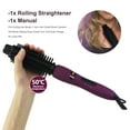 1 Inch Ceramic Curling Iron Brush, Hair Styler, Dual Voltage Hot Brush ...