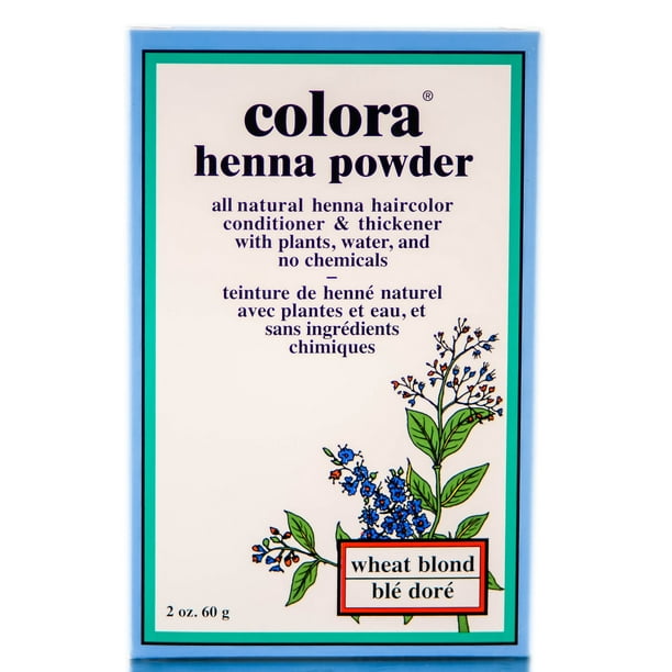 Colora Henna Powder - Natural Organic Haircolor (Opton: Wheat Blond - 2 ...