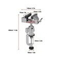 LYUMO 3" Table Vise Clamp 360 Degree Rotating Bench Vise Aluminum Vise ...