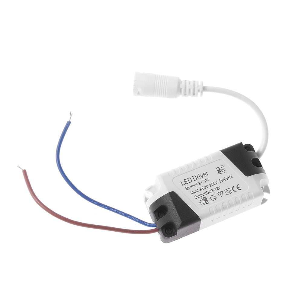 Waterproof 3W-24W Female Plug Constant Current LED Driver Adapter Power ...