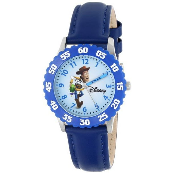 Disney Toy Story Kids' Bezel Stainless Steel Time Teacher Analog ...