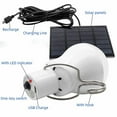 Dpityserensio Solar Powered LED Bulb Light Portable USB Rechargeable ...