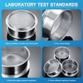 304 Stainless Lab Sieves, 200, 80 and 10 Mesh Aperture Test Sieve with ...