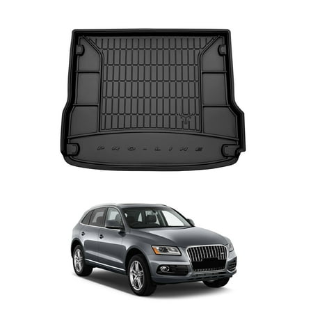 OMAC Premium Cargo Liner for Audi Q5 2009-2017 3D Black Rear Trunk Mat ...