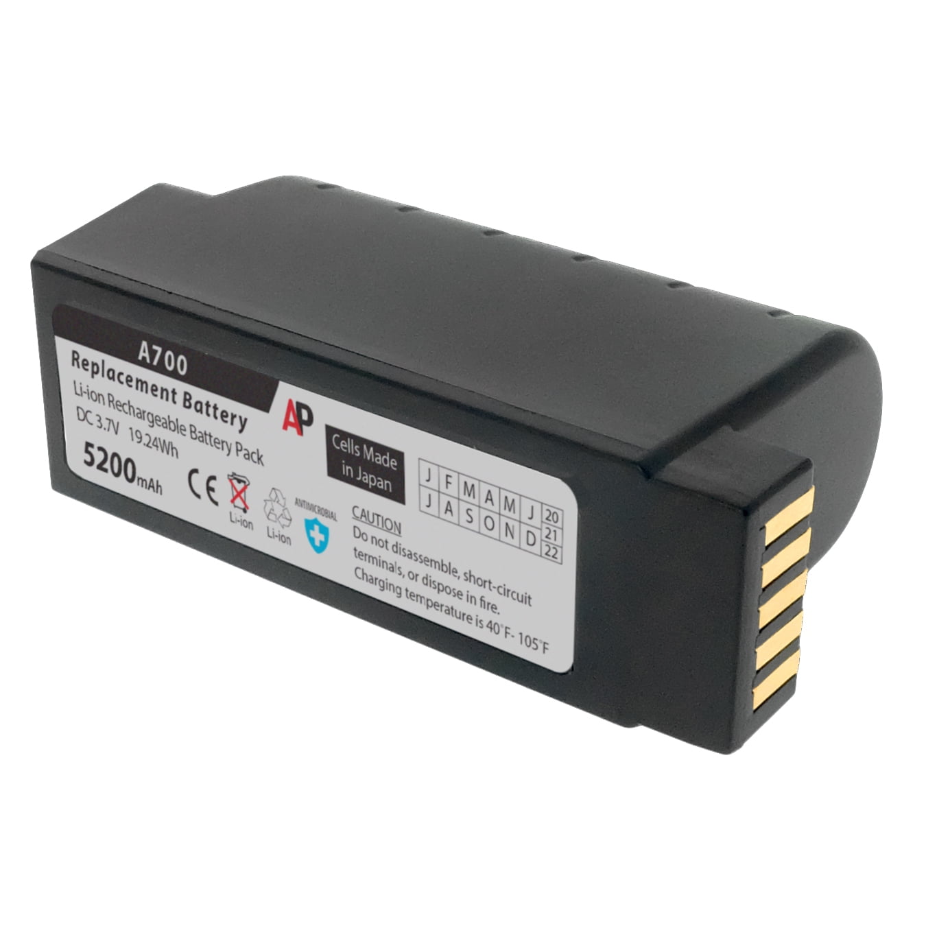 Replacement Battery for Vocollect Talkman A700 Series Scanners. 5200mAh ...