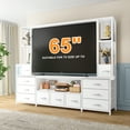 EnHomee 65" TV Stands for Living Room Wall Unit Entertainment Center ...