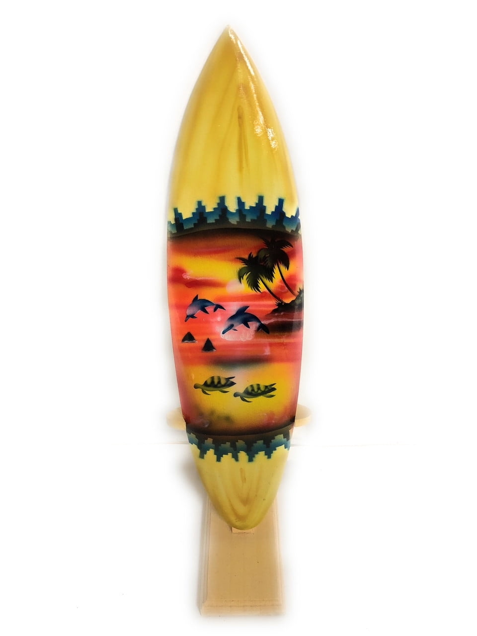 Surfboard w/ Stand Sunset Design 16" - Trophy | #lea04g40 - Walmart.com