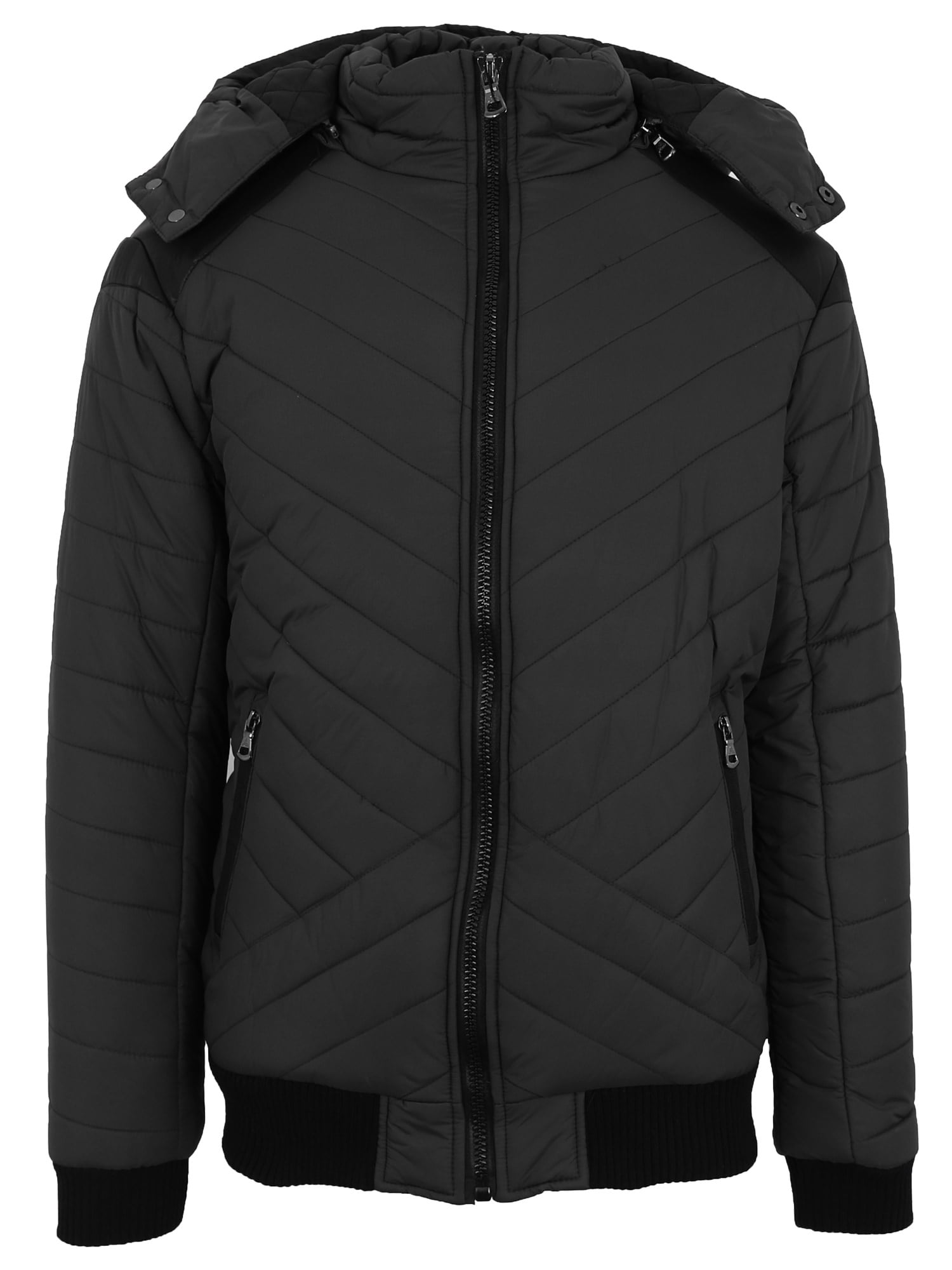Men's Heavyweight Jacket With Detachable Hood - Walmart.com