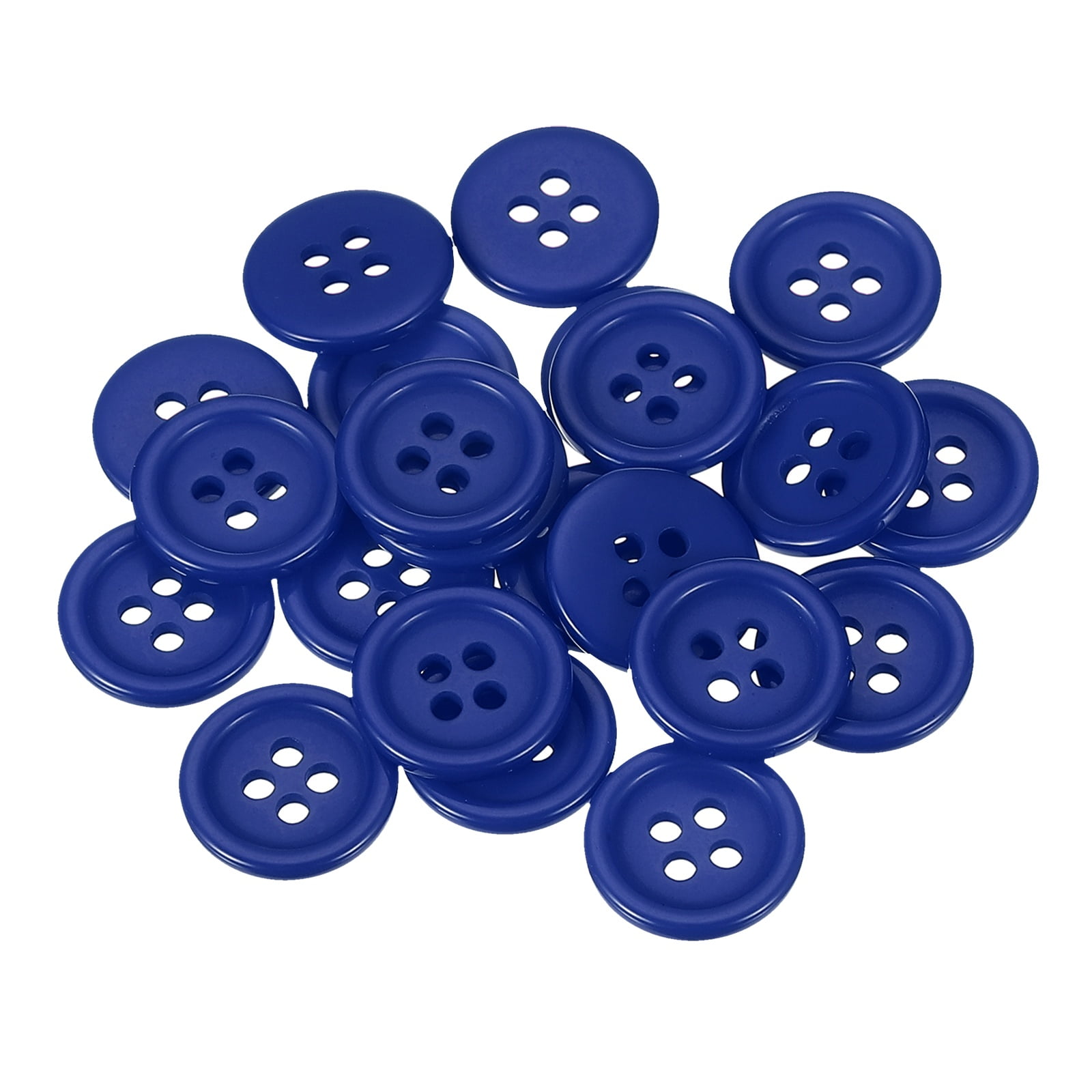 Click here for Uxcell 22 Pcs Dark Blue Resin Button  3/5 Inch(15m... prices