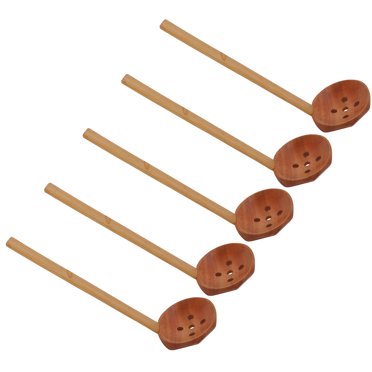 BambooMN Solid Bamboo Wood Deluxe Dinner Spoon - 10 Pieces - Walmart.com