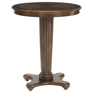 36" Round Pedestal Dining Table - White - Walmart.com