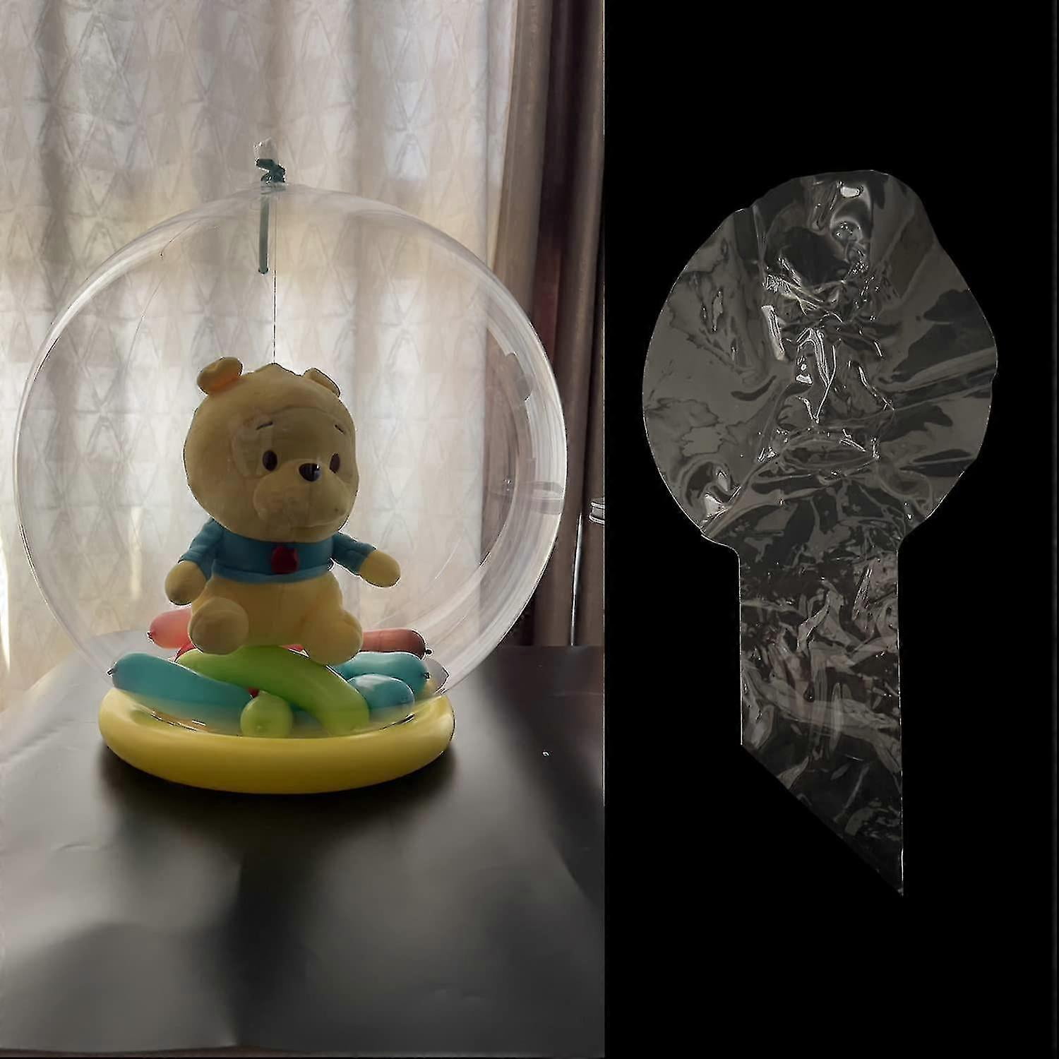 Large Clear Balloons For Stuffing , 10pack 22inch Giant Pre Stretched ...